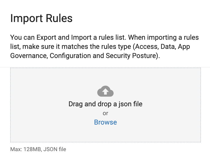 Export and Import Rules