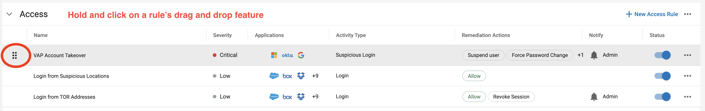 Managing Cloud Rules